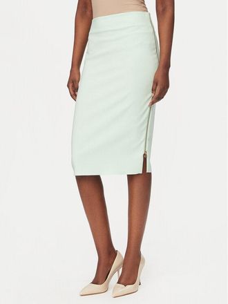 Rinascimento Rinascimento Bleistiftrock CFC0127985003 Gr&uuml;n Slim Fit