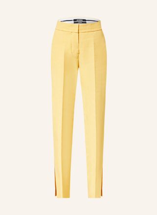 Jacquemus Jacquemus Hose Le Pantalon Tibau Mit Leinen gelb