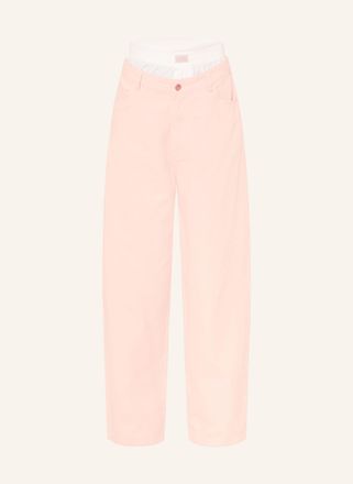 Karo Kauer Karo Kauer Wide Leg Jeans rosa