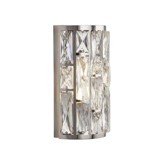 Searchlight Searchlight - bijou - Applique murale chrome &agrave; 2 ampoules avec verre en cristal