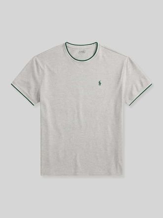 Polo Ralph Lauren Regular Fit T-Shirt aus Baumwoll-Mix mit Kontraststreifen