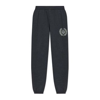 Dolce & Gabbana Sweatpants mit bedrucktem Logo - - Trousers - Herren - Grau - M