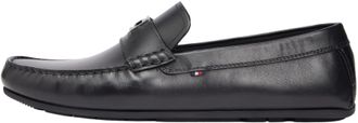 Tommy Hilfiger Herren Hardware Hilfiger Driver Shoe Fm0Fm05838 Fahrerschuhe, Black (Black), 44.5 EU