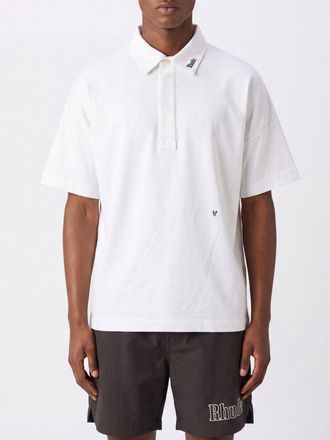 Rhude Relaxed-Fit-Polohemd von aus Baumwolle mit &uuml;berschnittenen Schultern