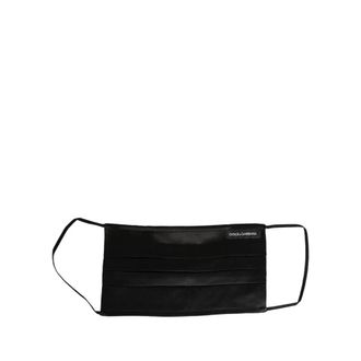 Dolce & Gabbana Gefaltete Gesichtsmaske - - Accessories - Herren - Schwarzk - ONE SIZE
