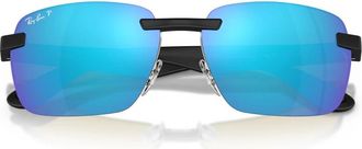 Ray-Ban unisex, Accessoires, Noir, Taille: 62 MM Rb4470Ch Lunettes de soleil