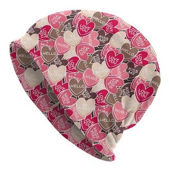 Generic Bonnet Hiver Coeurs1 Unisexe Chapeau Tricot&eacute; Respirant Bonnet en Tricot pour Temps Froid Sport Femme