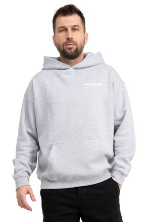 Sublevel Herren Kapuzenpullover Grey Melange H10608BC21492A2NO-S