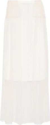 Dries Van Noten Femme, Jupes, Beige, Taille: 36 FR Scarlett Long Skirt