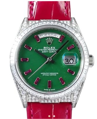 Rolex Pink Oyster Perpetual Day-Date 36mm Watch