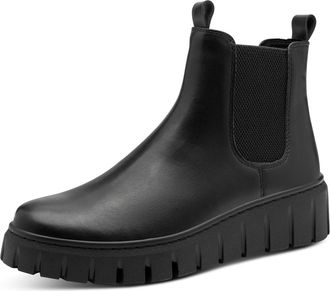 Marco Tozzi Chelsea Boots Marco Tozzi Chelsea Boot - Schwarz Kunstleder