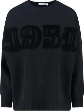 Max Mara sweat à logo 1951 - Noir