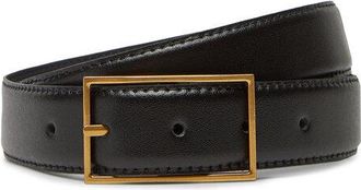 Calvin Klein Herrengürtel Classic Buckle Belt 30Mm LV04D7014G Schwarz