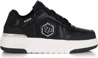Philipp Plein Homme, Chaussures, Noir, Taille: 43 EU Flat Chaussures