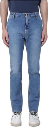 Jeckerson Jeans Slim Fit Stretch - Homme - Jeans - Bleu - Taille: W30