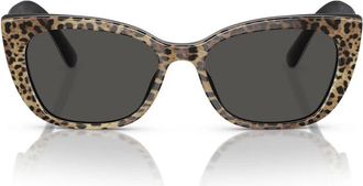 Dolce & Gabbana unisex, Accessoires, Multicolore, Taille: 49 MM Lunettes de soleil oeil-de-chat Dx4427