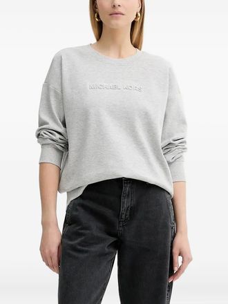 Michael Michael Kors sweat &agrave; logo emboss&eacute; - Gris