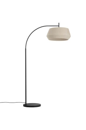 Nordlux Bogenleuchte, Schwarz, Metall, Textil, 53x180x103 cm, Lampen & Leuchten, Innenbeleuchtung, Stehlampen, Bogenlampen