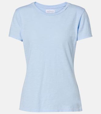 Velvet T-Shirt Odelia aus Baumwolle