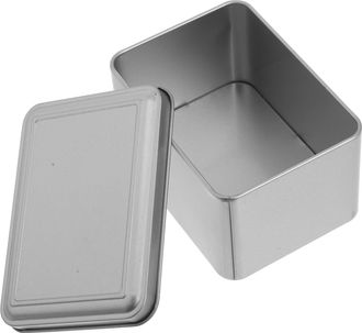 Valiclud 4stücke Metall Keksdose Mit Deckel Luftdichter Vorratsbehälter Aus Weißblech Für Kekse Teeblätter Zucker Kleine Eckige Blechdose Mit Verschluss Für Kü