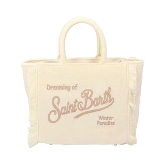 MC2 Saint Barth Vanity Mini Samt Handtasche - - Bags - Damen - Wei&szlig; - ONE SIZE