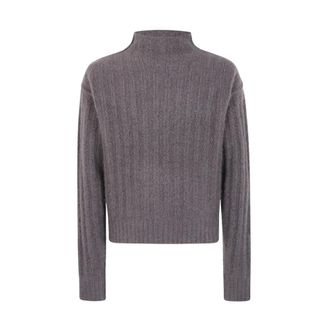Rick Owens Pull &agrave; col roul&eacute; - Homme - Pulls - Gris - Taille: M