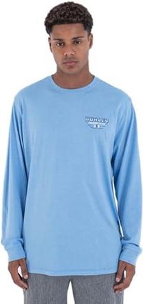 Hurley Customs LS T-Shirt, Aquifer HTR, S Mens