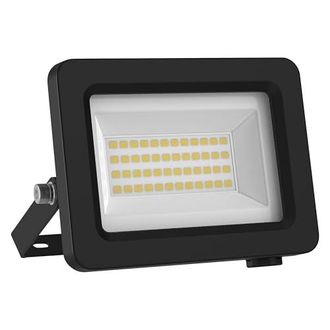 Osram Projecteur LED avec classe defficacit&eacute; &eacute;nerg&eacute;tique A, bo&icirc;tier en aluminium noir, 10 W, 1750 lm, pour applications ext&eacute;rieures, design compact, l&eacute;ger, 