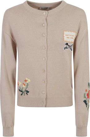 Max Mara Femme, Pulls, Brun, Taille: 40 FR Cardigan Wkdteiera