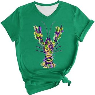 Generic Tee Shirt Femme Grande Taille D&eacute;t&eacute; Manche Court Basiques Hauts Shirts D&eacute;t&eacute; D&eacute;contract&eacute;e Loose Vetement &Agrave; La Mode Manches Courtes Chemise L&acirc;che Et Resp