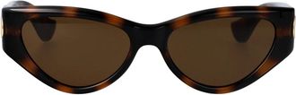 Valentino Garavani VLogo Signature Cat-Eye Sonnenbrille - - Accessories - Damen - Braun - 54 MM