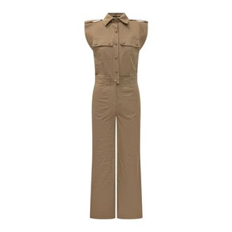 Actualee Femme, Combinaisons et Ensembles, Beige, Taille: 36 FR Combinaison Boutonn&eacute;e