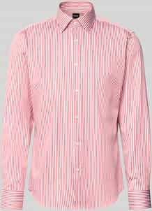 HUGO BOSS Regular Fit Businesshemd aus reiner Baumwolle