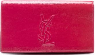 Saint Laurent Clutches - Large Textured Patent Belle De Jour Clutch - Gr. unisize - in Gold - f&uuml;r Damen