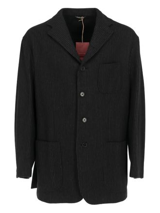 Romeo Gigli blazer &agrave; rayures - Noir