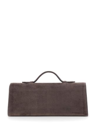 Savette Slim Symmetry Clutch - Brown