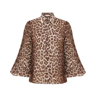 Zimmermann Femme, Blouses et Chemises, Multicolore, Taille: 40 FR Chemise &agrave; col Sunray