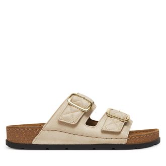 Scholl Pantoletten Scholl Bora 2 Straps Beige
