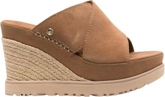 UGG Ugg, Femme, Chaussures, Beige, Taille: 41 EU Mules &agrave; talons