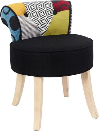 The Home Deco Factory Tabouret Eleonor Patchwork
