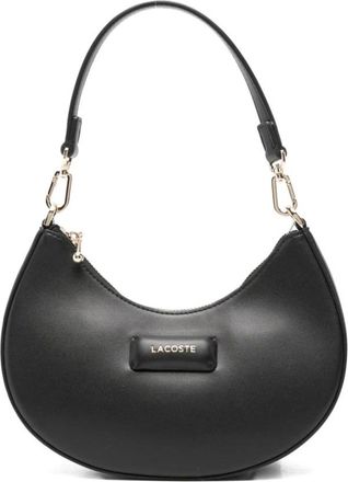 Lacoste Femme, Sacs, Noir, Taille: ONE Size Sac bandouli&egrave;re d&eacute;contract&eacute;