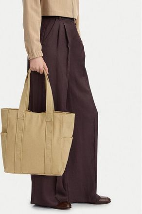 Calvin Klein Handtasche Webbing Strap Canvas Tote LV04F3463G Beige