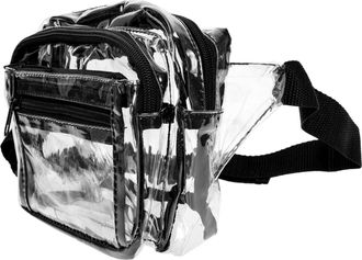 BESPORTBLE Mikikit wasserdichte Transparente Bauchtasche aus PVC Outdoor Sport H&uuml;fttasche Leichte Unisex Brusttasche f&uuml;r Joggen Fitness Reisen mit Robustem Rei&szlig;f