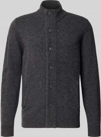 Barbour Cardigan mit Stehkragen Essential PATCH