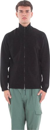 C.P. Company C.p. Company, Homme, Pulls, Noir, Taille: M MS Extrafine Merino Wool Zip Cardigan