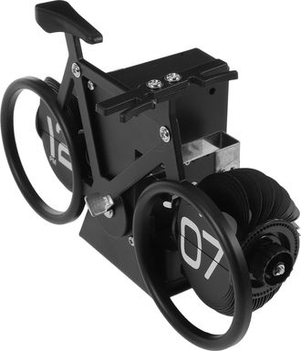 BESPORTBLE Antike Retro Tischuhr Fahrrad Design Kompakt Robust aus Kunststoff Vintage Schreibtischuhr für Zuhause Romantisches Dekor