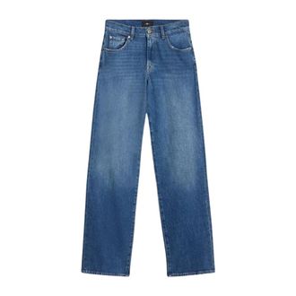 7 For All Mankind Jean droit - Femme - Jeans - Bleu - Taille: W25
