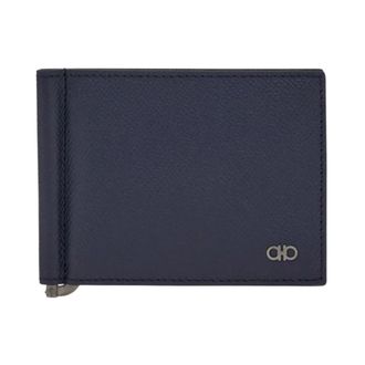 Ferragamo Kartenetui - - Accessories - Herren - Blau - ONE SIZE