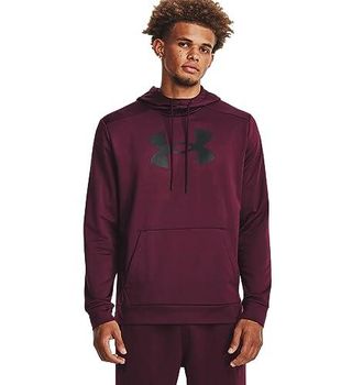 Under Armour Sweat &agrave; Capuche en Polaire avec Grand Logo pour, (600) Bordeaux fonc&eacute;/Noir, L