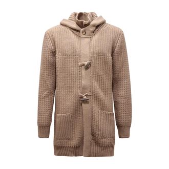 Imperial Homme, Pulls, Beige, Taille: XL Gilet Veste en Laine Fabriqué en Italie